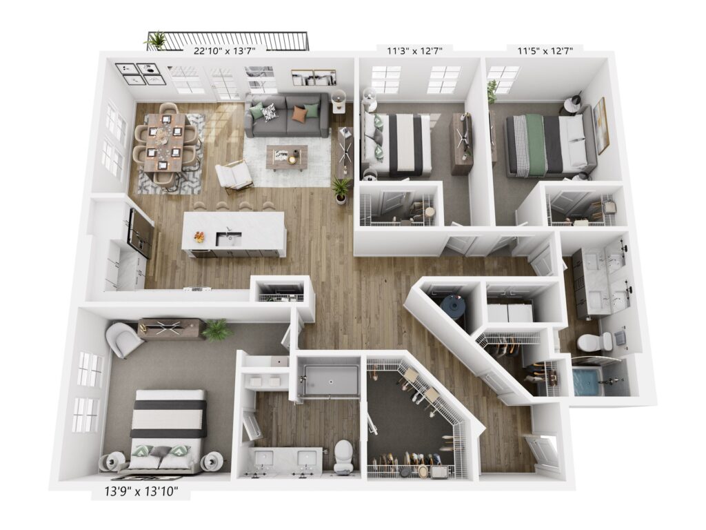 Floorplans | Apartments for Rent in Daniel Island, SC